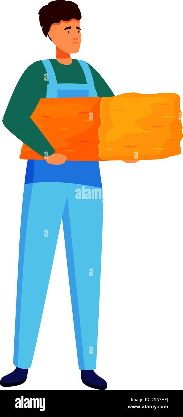 Livestock farm worker man Cut Out Stock Images & Pictures - Alamy