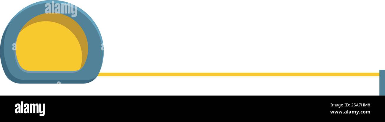 Measuring tape extending, highlighting the concept of length ...
