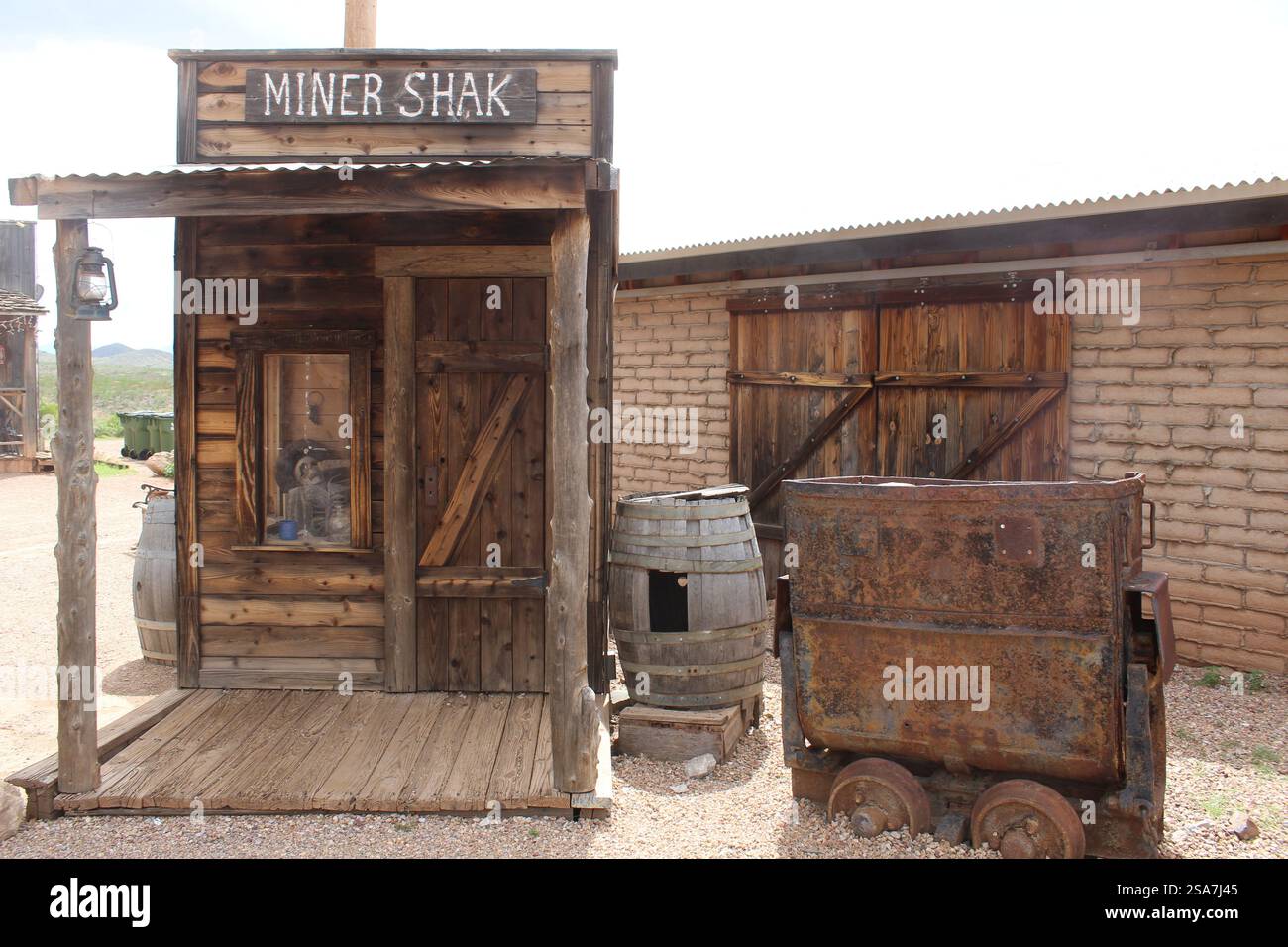 Miner Shack in Tombstone Arizona Stock Photo - Alamy