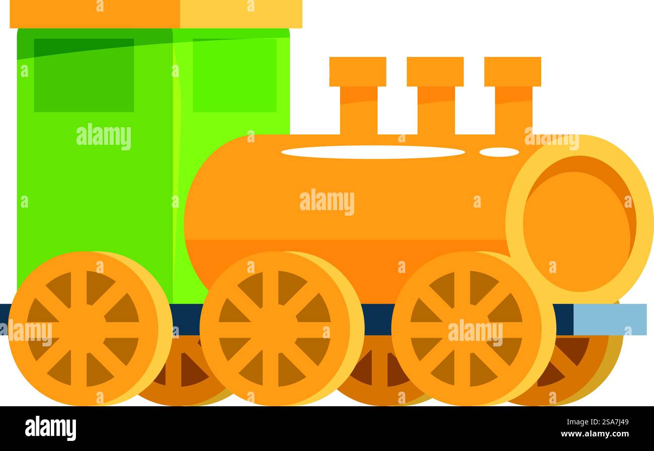 Steam train side view Stock Vector Images - Alamy