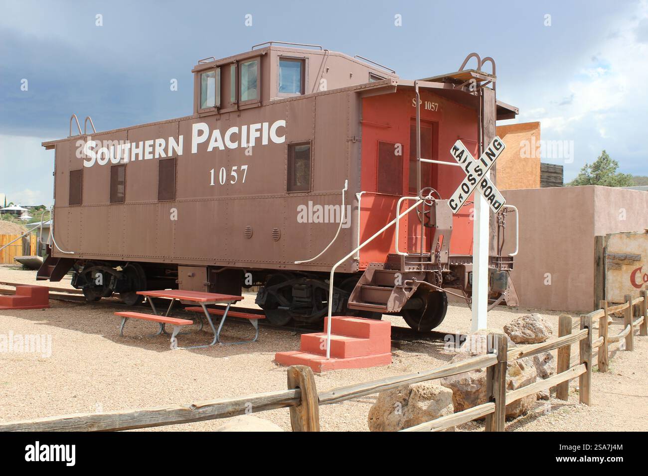 Southern Pacific Rail Car in Tombstone Arizona Stock Photo - Alamy