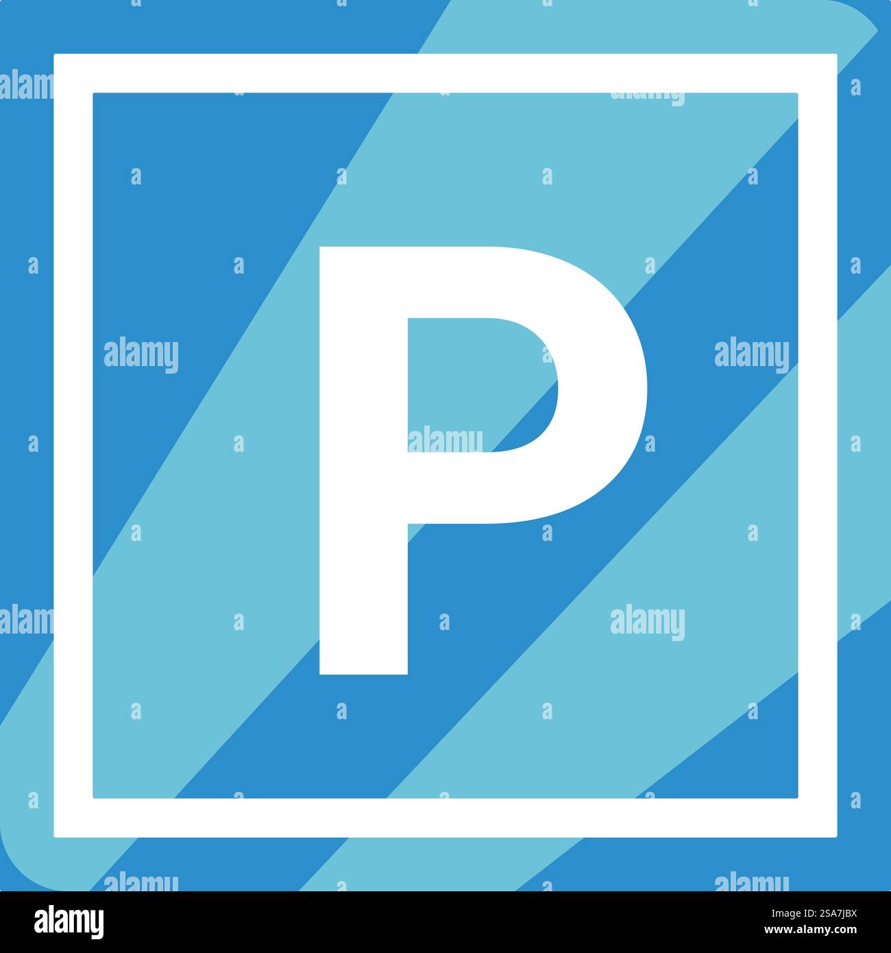 Parking sign indicating a designated area for vehicle parking Stock ...
