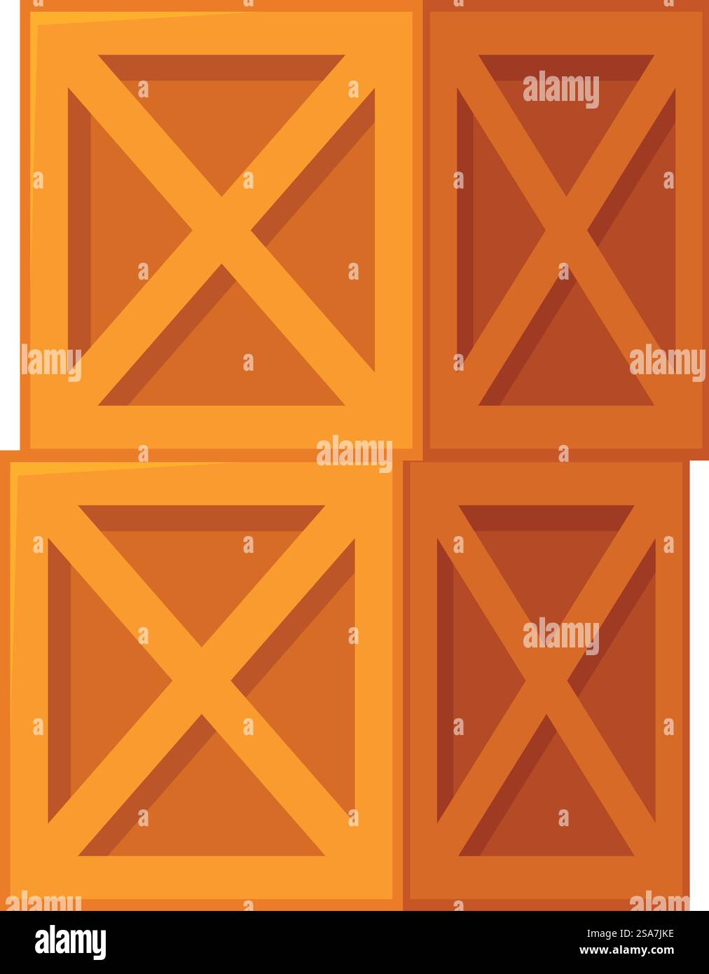 Stacked wooden crates hi-res stock photography and images - Alamy