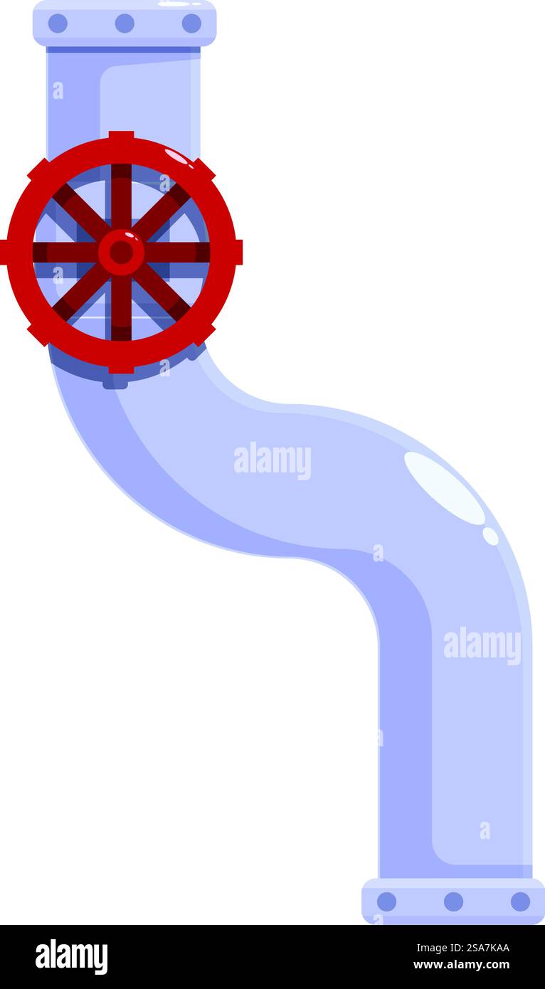 Pipeline system with a valve is controlling the flow of liquids or ...