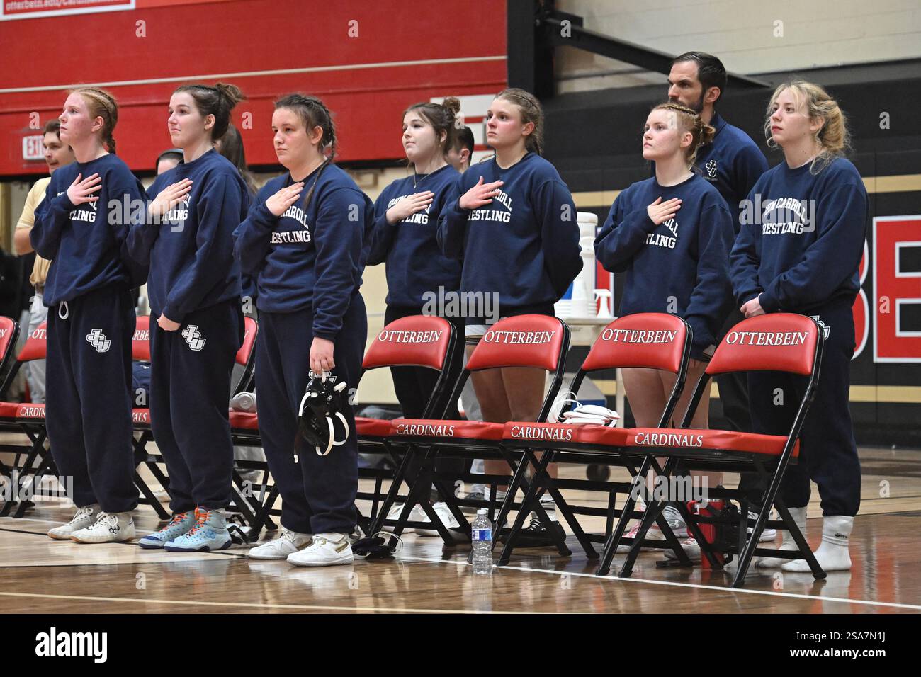 Women's college wrestling hi-res stock photography and images - Alamy