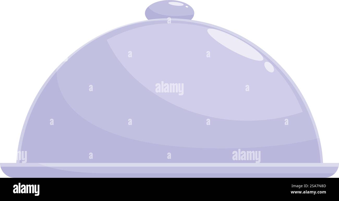 Classic restaurant cloche is keeping food warm before serving ...