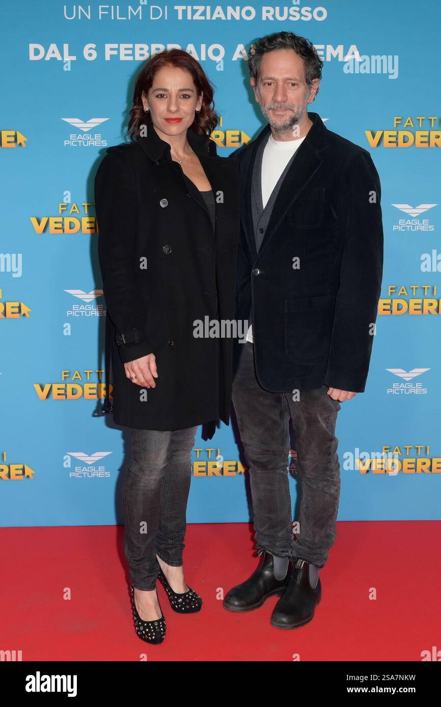 Rome, Italy. 28th Jan, 2025. Arianna Mattioli (l) and Lorenzo Lavia (r ...
