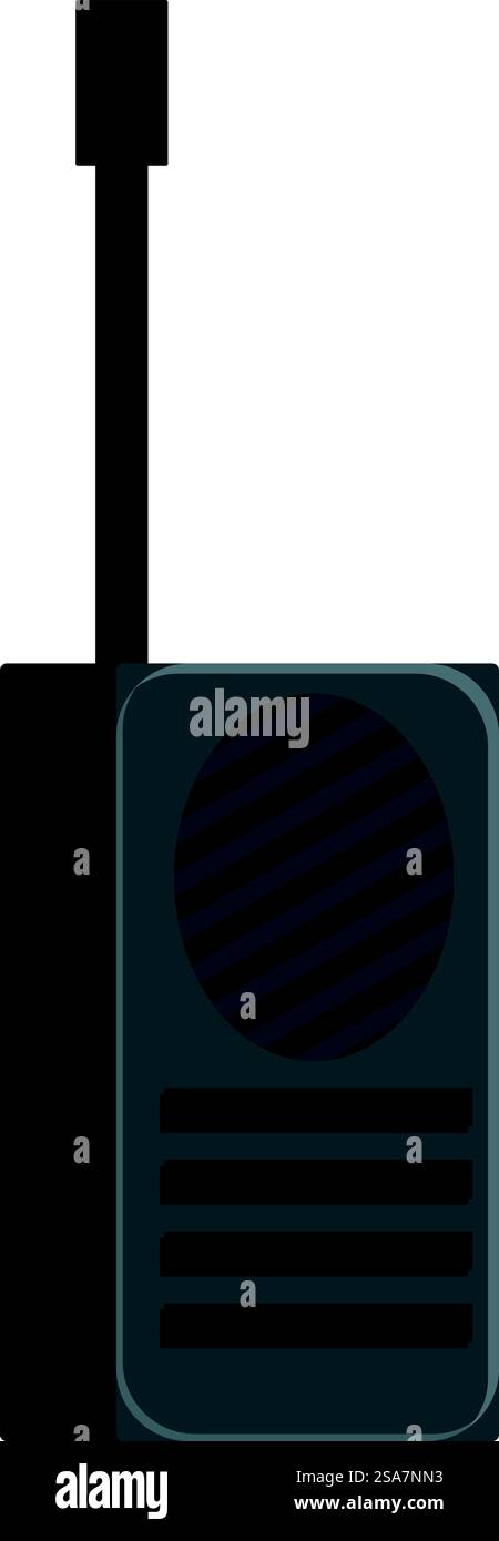 Portable radio device with an antenna is transmitting signals using ...