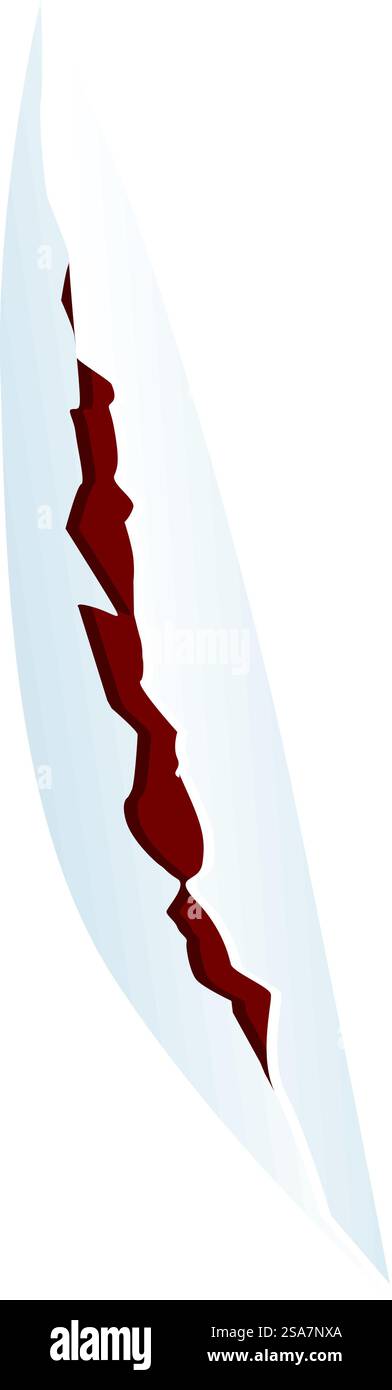 Sharp metal blade is covered in blood dripping with gore, perfect for ...