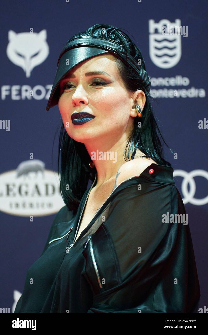 Pamela Rodriguez attends 'Feroz Awards' 2025 Red Carpet at Pazo de la ...