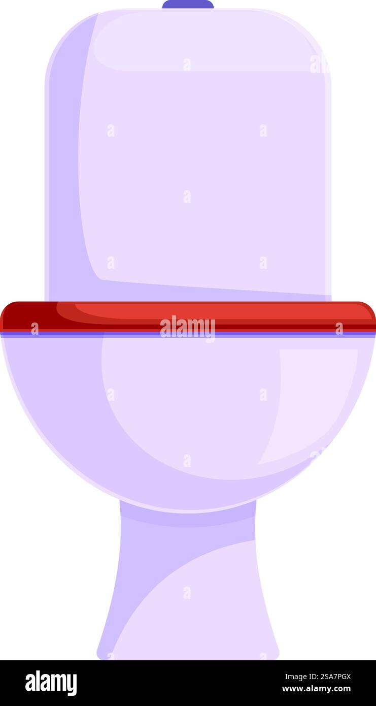 Modern toilet bowl with a sleek and comfortable design, perfect for any ...