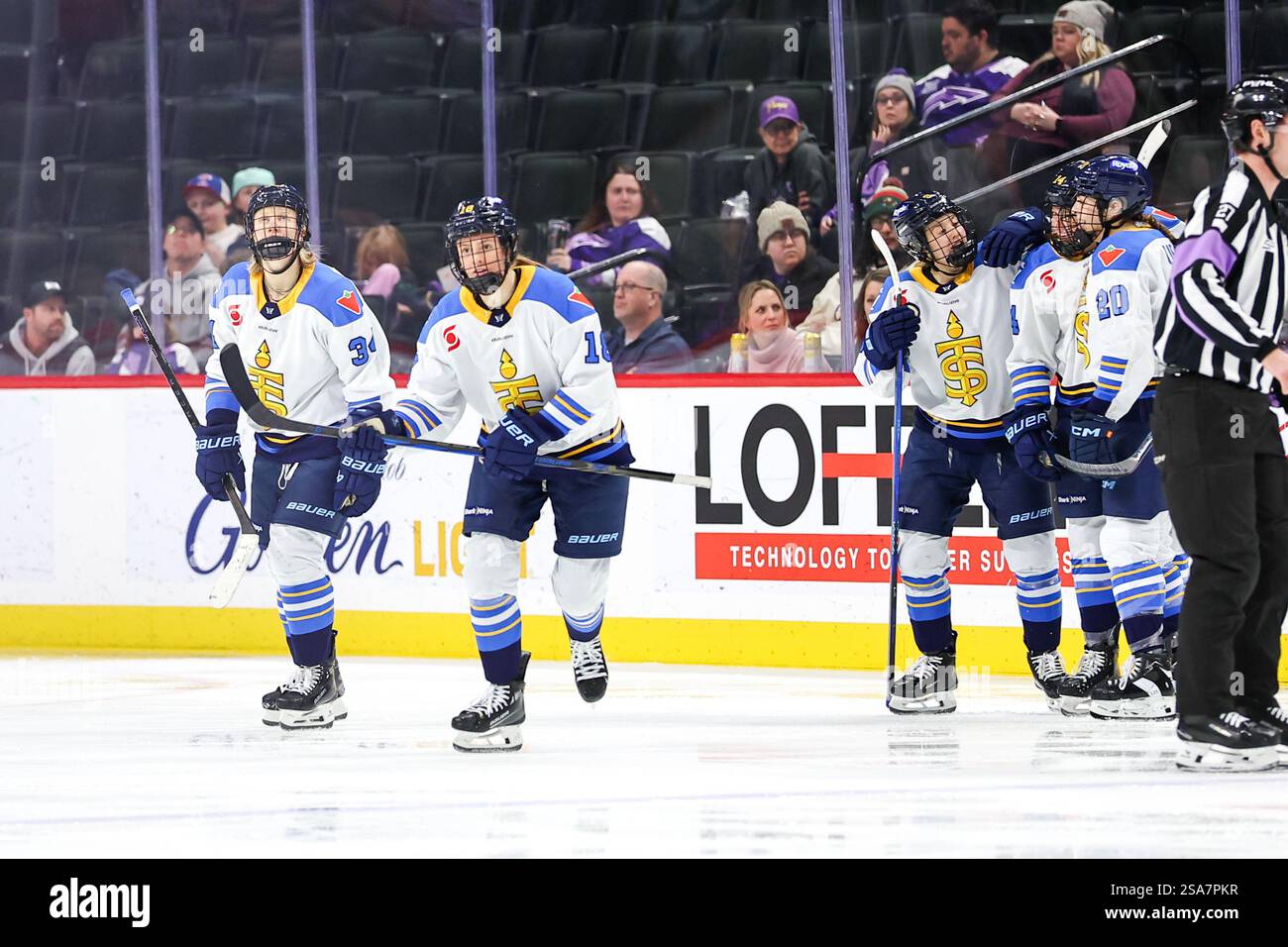 St. Paul, USA. 28th Jan, 2025. January 28th, 2025: Toronto Sceptres ...