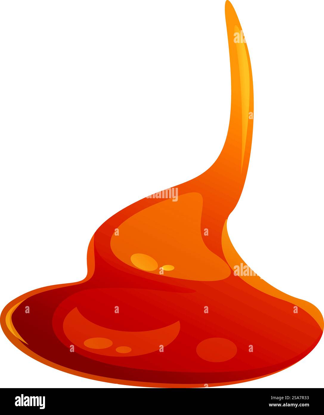 Thick and gooey caramel sauce slowly dripping down, creating an ...