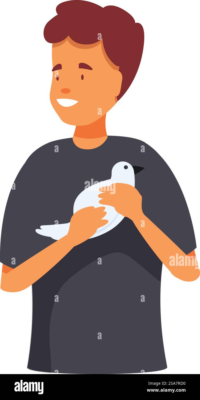 Dove bird symbol Cut Out Stock Images & Pictures - Alamy
