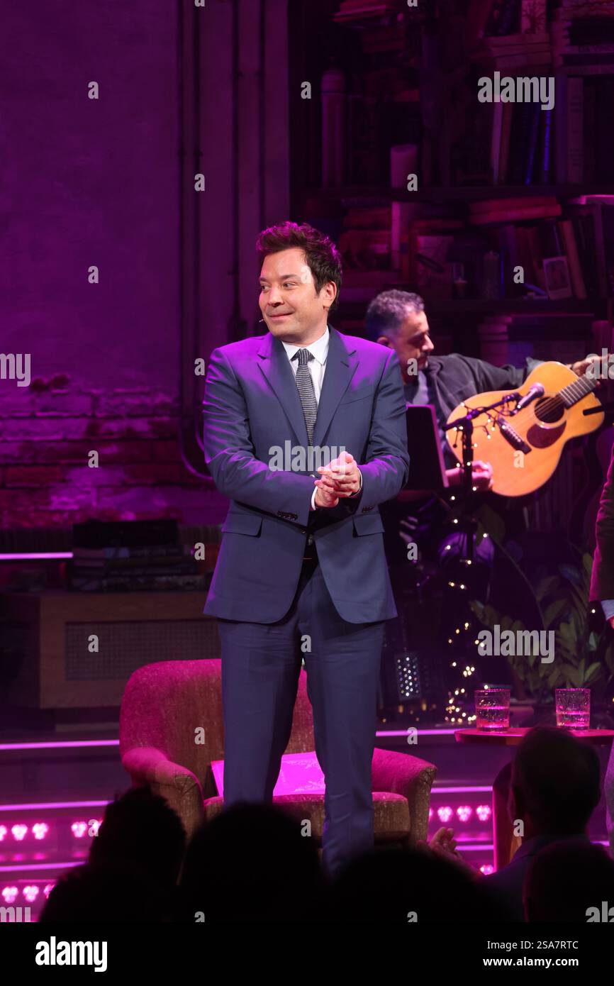 New York, United States. 28th Jan, 2025. Jimmy Fallon during the ...