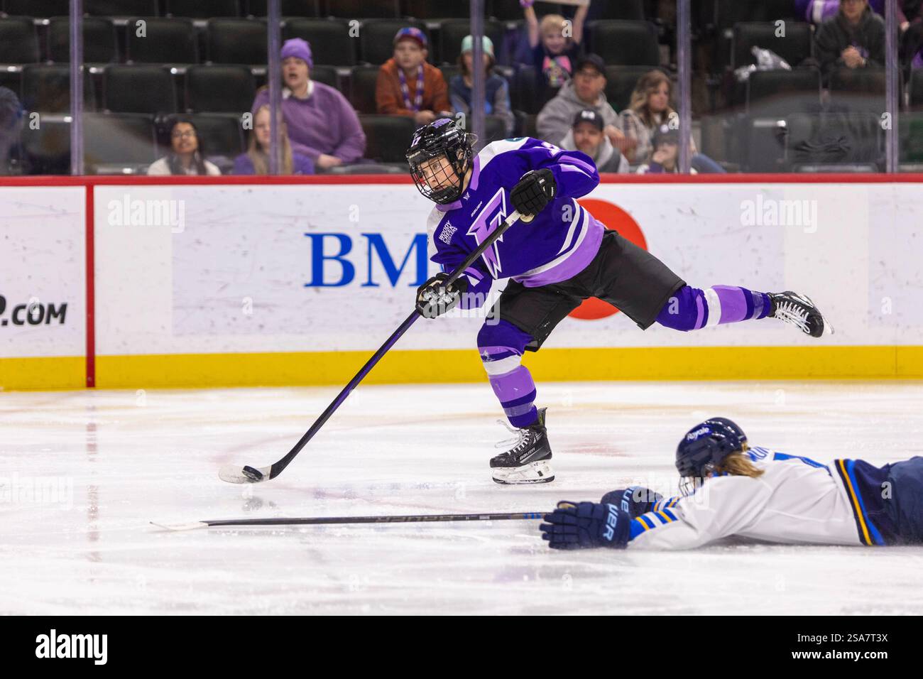 St. Paul, Minnesota, USA. 28th Jan, 2025. Minnesota Frost forward ...