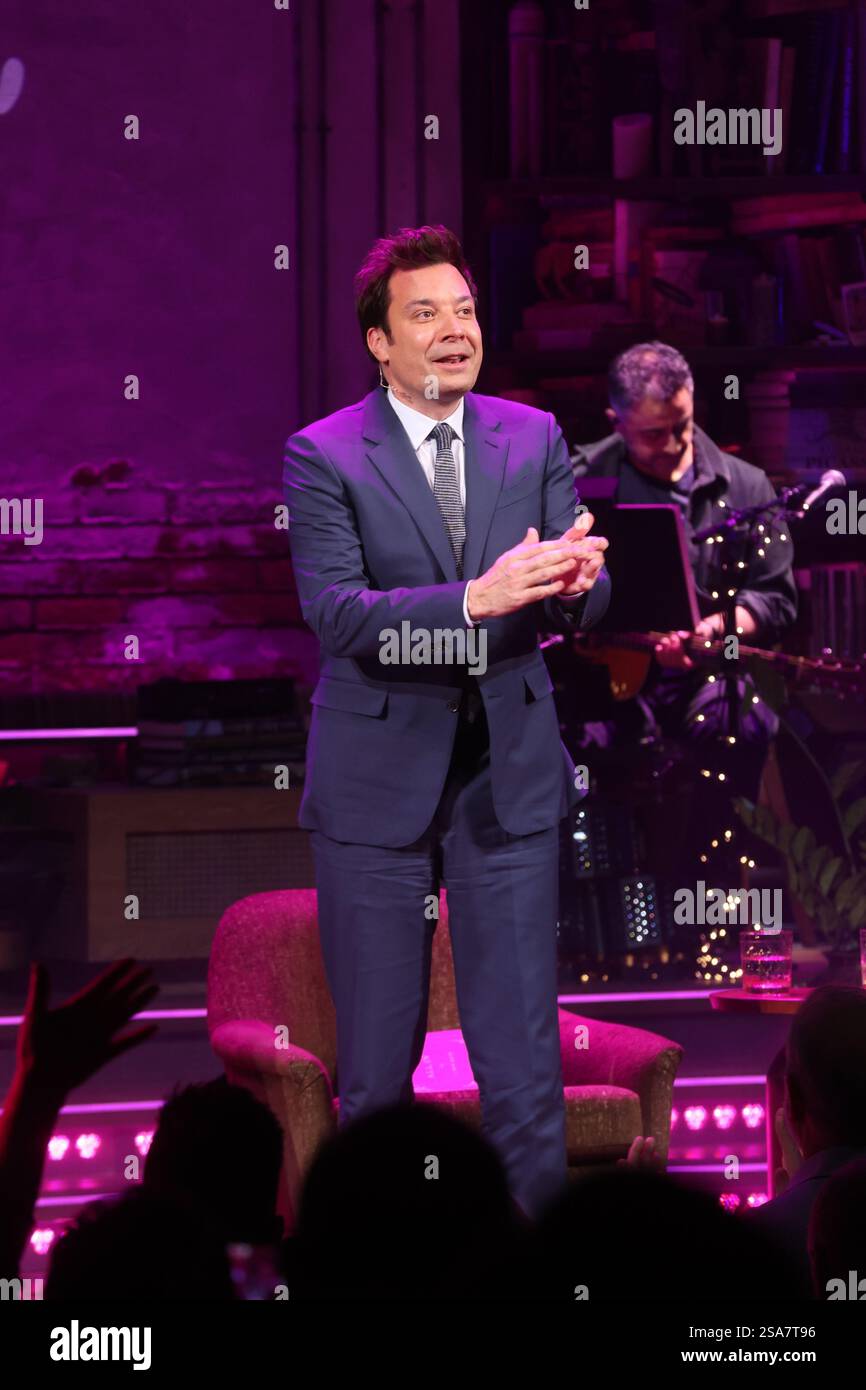New York, United States. 28th Jan, 2025. Jimmy Fallon during the ...