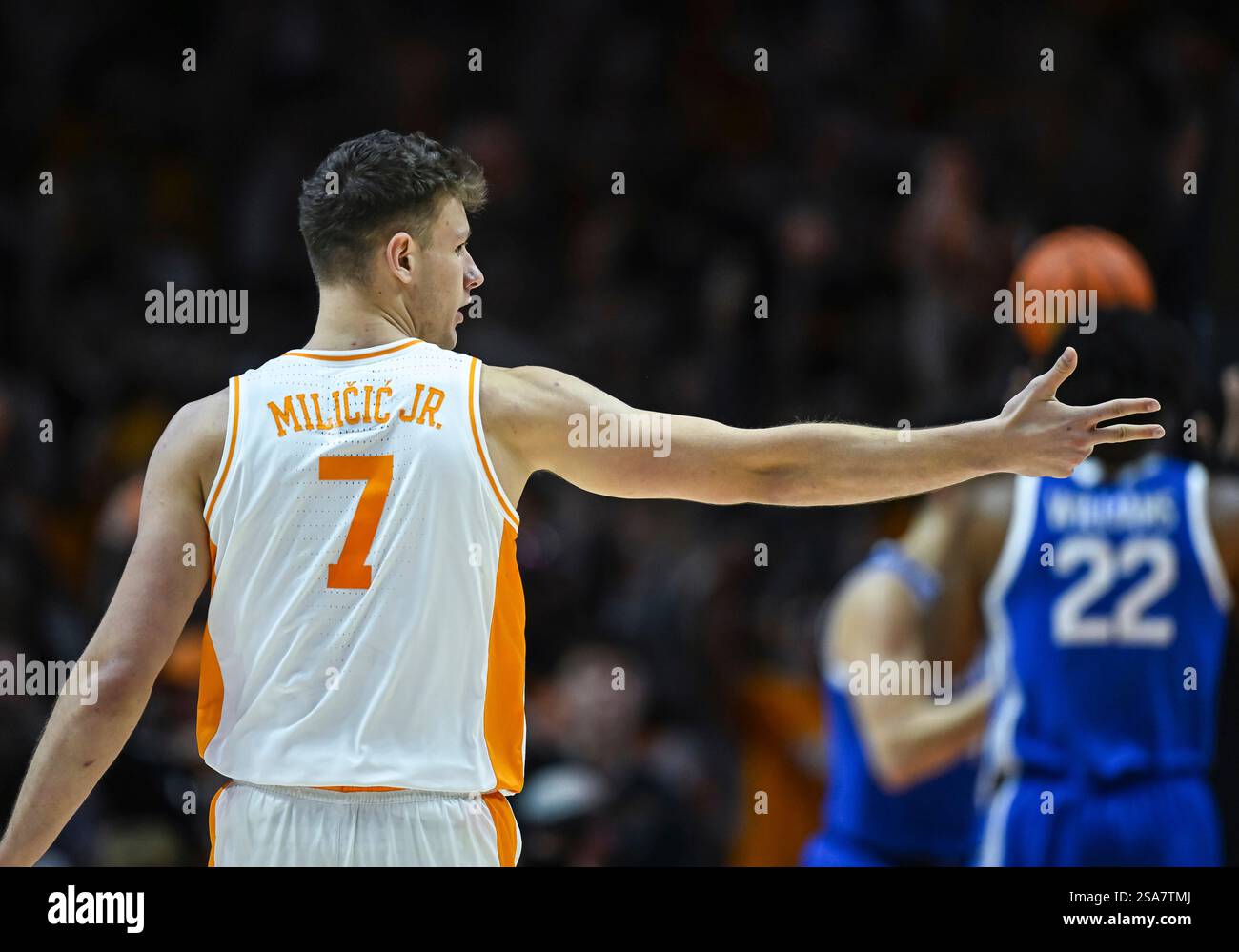 KNOXVILLE, TN - JANUARY 28: Tennessee Volunteers forward Igor Milicic ...