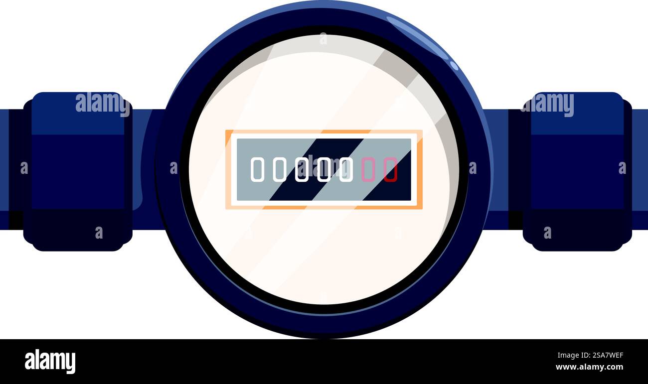 Water Meter Is Showing Water Consumption In Cubic Meters Water Meter