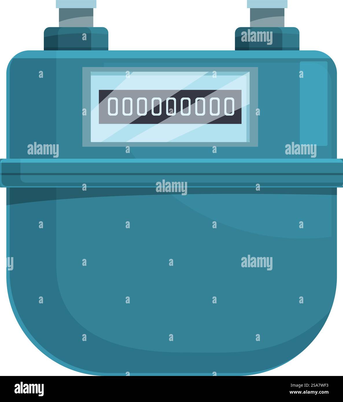 This gas meter is showing the amount of natural gas being used. Gas ...