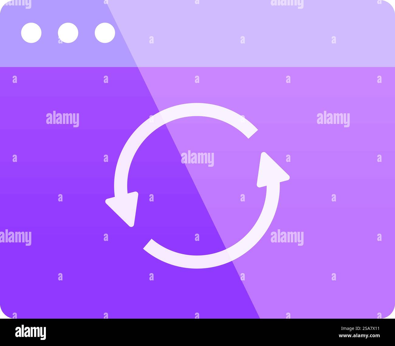 Website page is refreshing, browser window is showing loading process ...