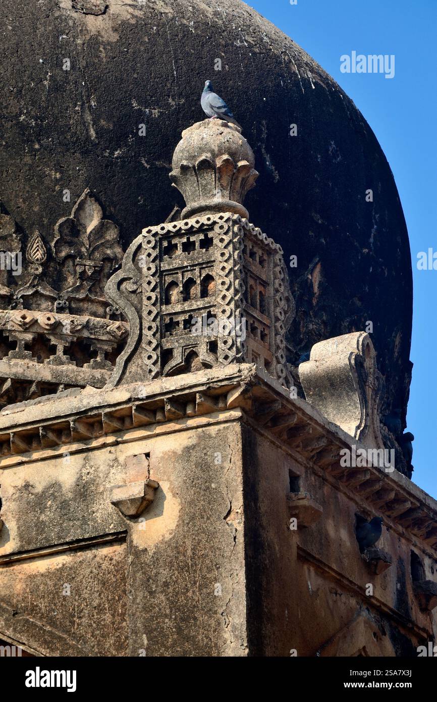 Partial view of the tomb, Bareed Shahi Park, is a complex of the tombs ...
