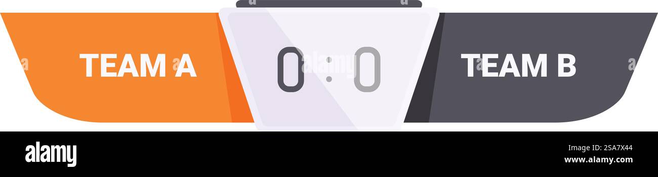 Digital scoreboard horizontal Stock Vector Images - Alamy