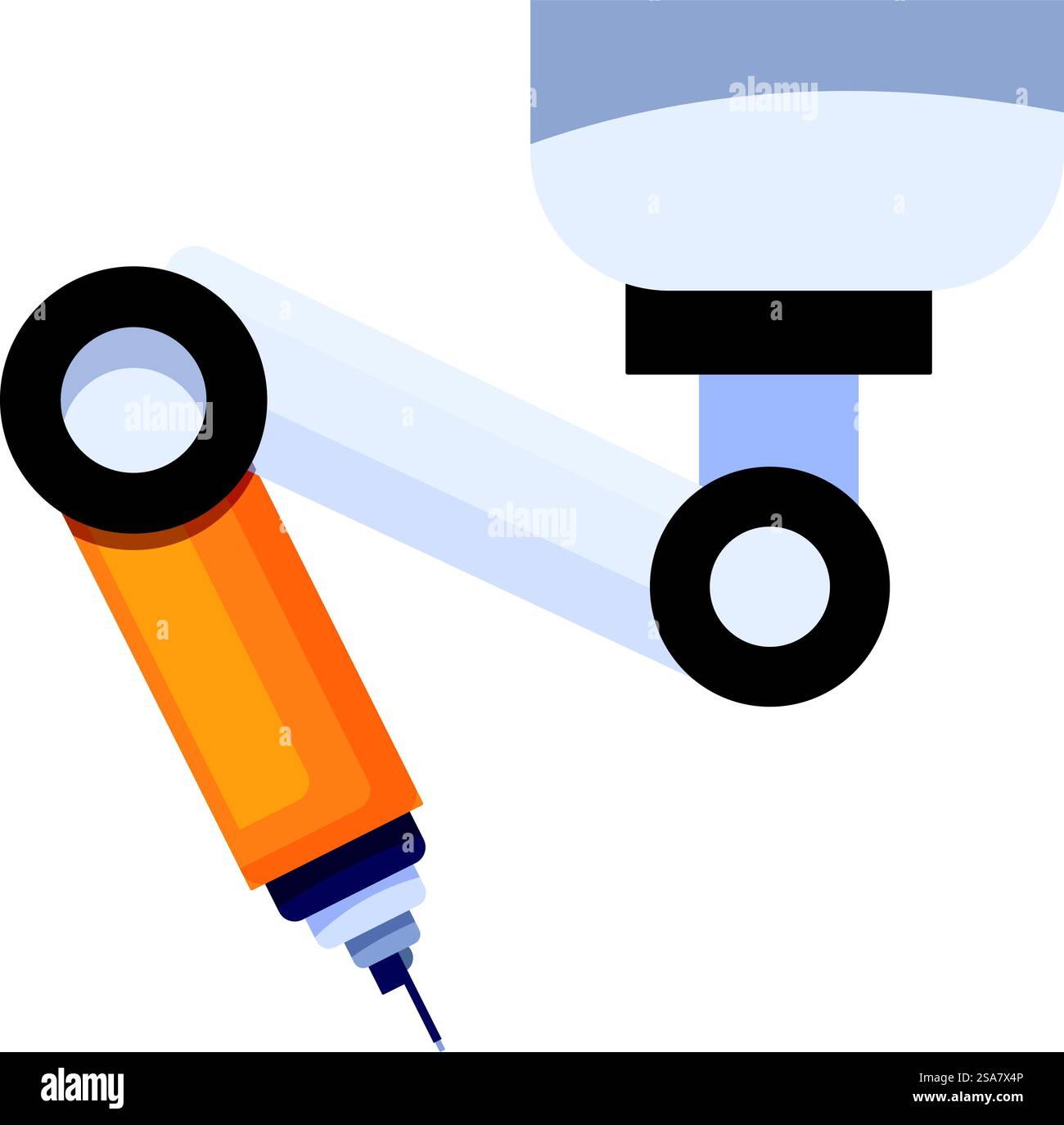 Robot machine tool in Cut Out Stock Images & Pictures - Alamy