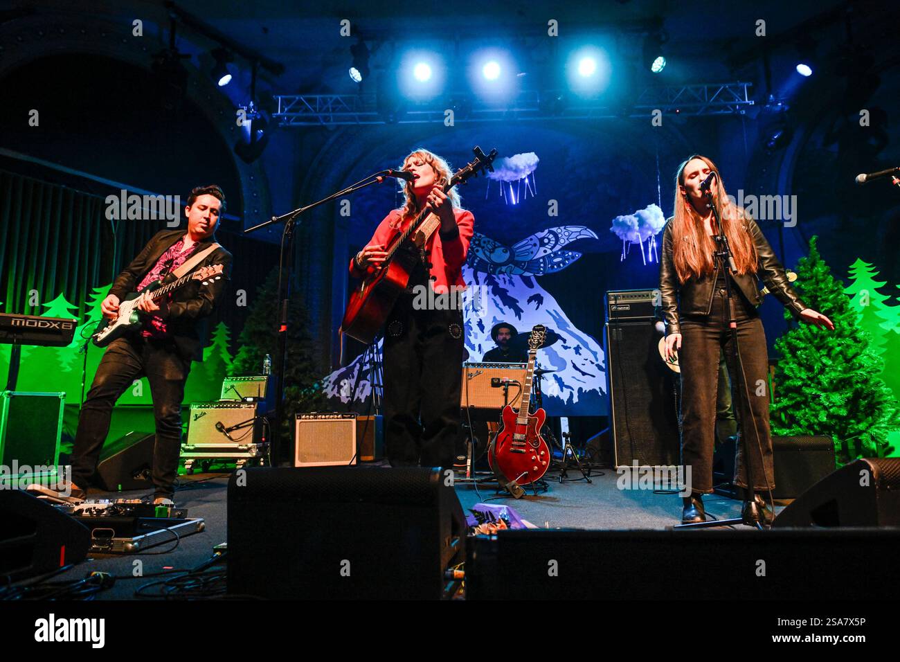 Haley Johnsen performs onstage at Day 1 of the Portland Folk Festival ...