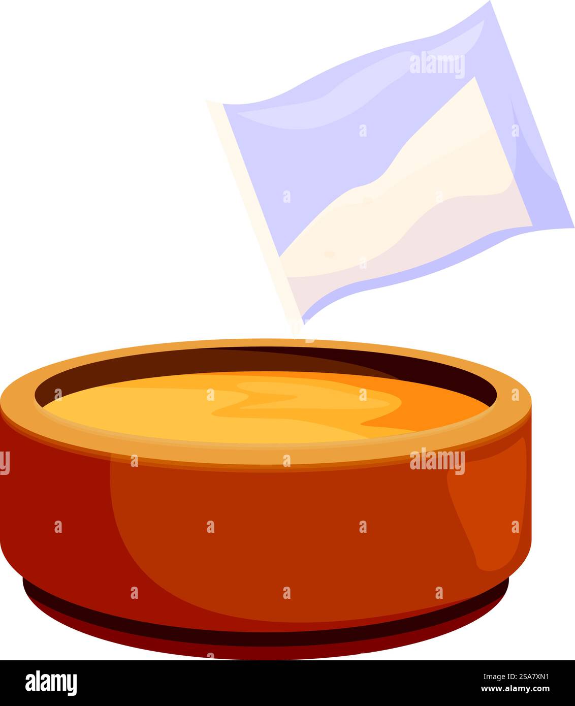 Yellow batter in bowl being hi-res stock photography and images - Alamy