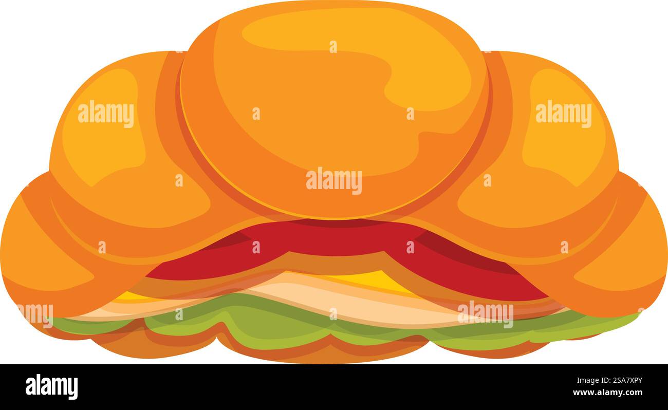 Enjoy fresh croissant filled lettuce hi-res stock photography and ...