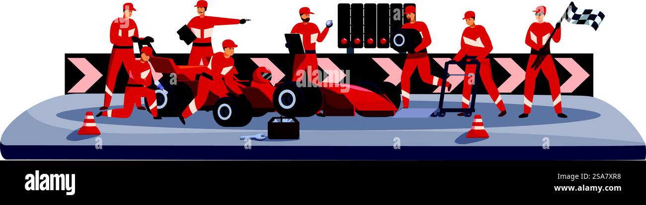 F1 team strategy Cut Out Stock Images & Pictures - Alamy