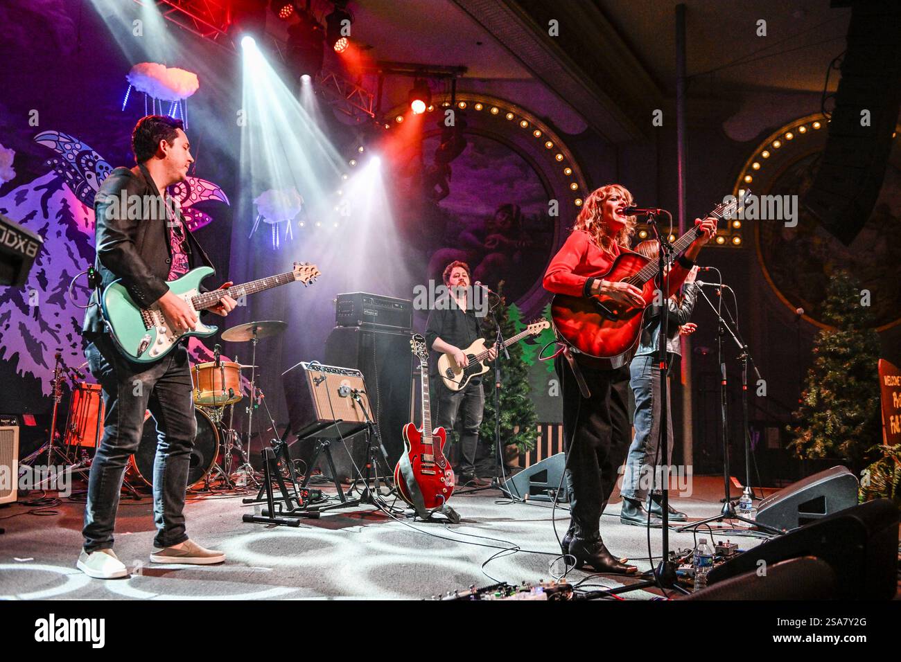 Haley Johnsen performs onstage at Day 1 of the Portland Folk Festival ...
