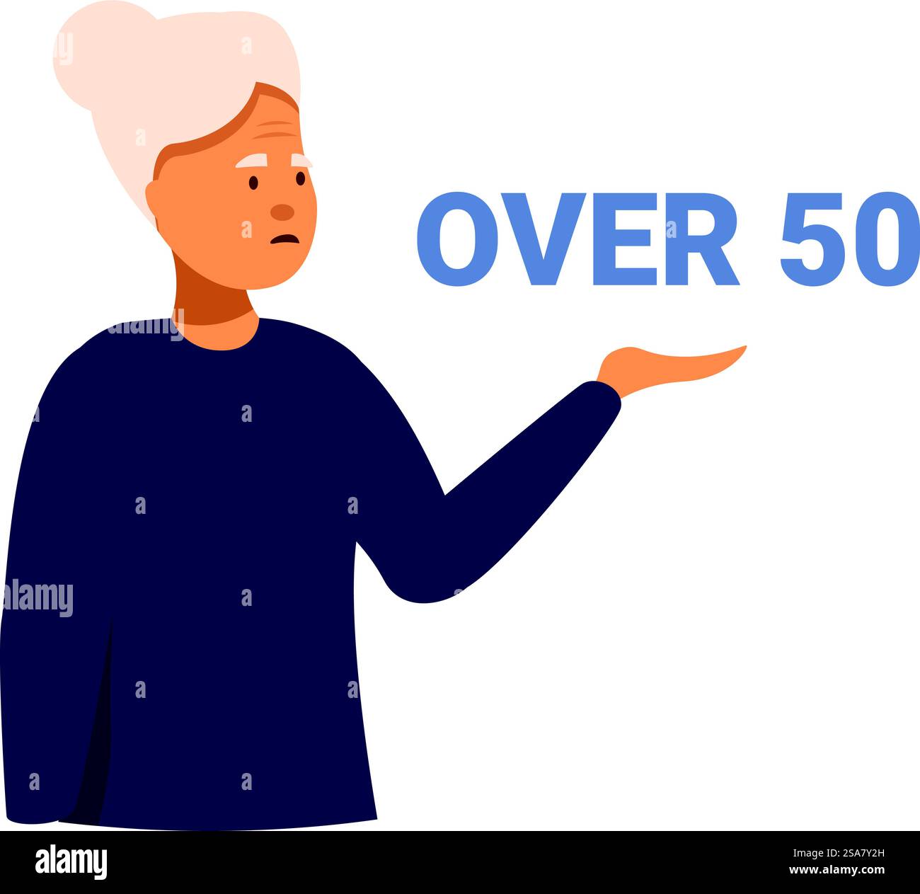 Person over 50 Stock Vector Images - Alamy