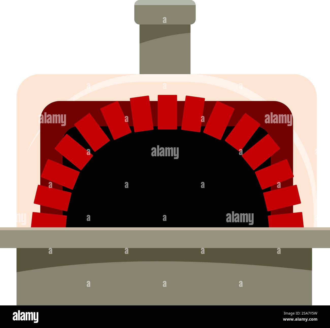 Traditional brick pizza oven waiting to bake delicious food ...