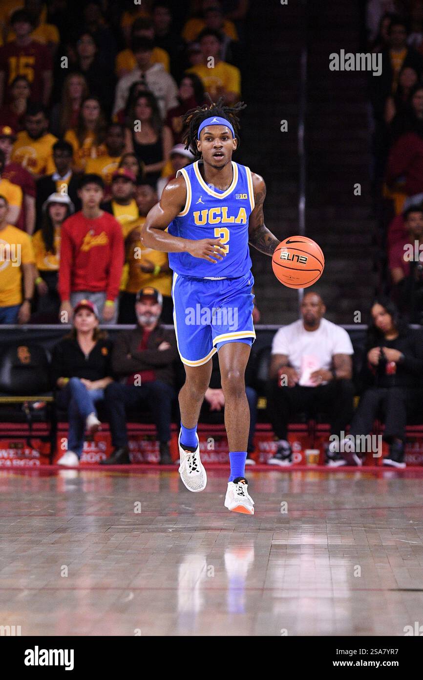 LOS ANGELES, CA - JANUARY 27: UCLA Bruins guard Dylan Andrews (2 ...