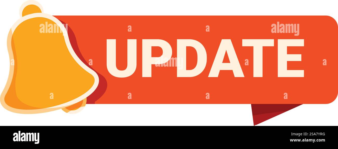 Yellow bell ringing to let you know about an update on a red ribbon ...