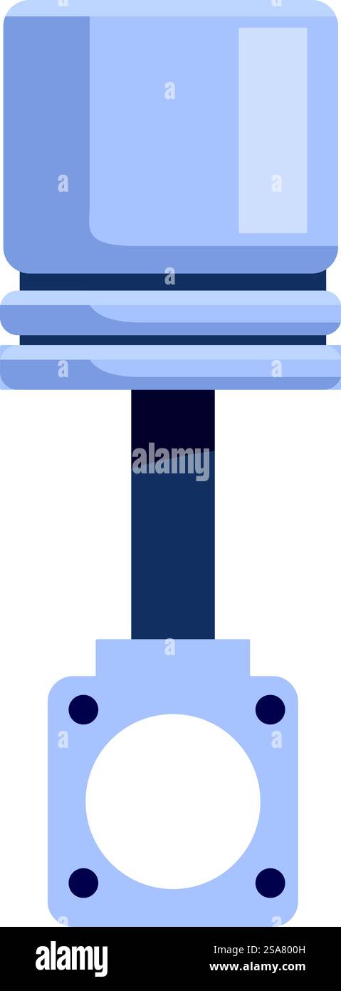 Engine piston, essential part of internal combustion engine, converting ...