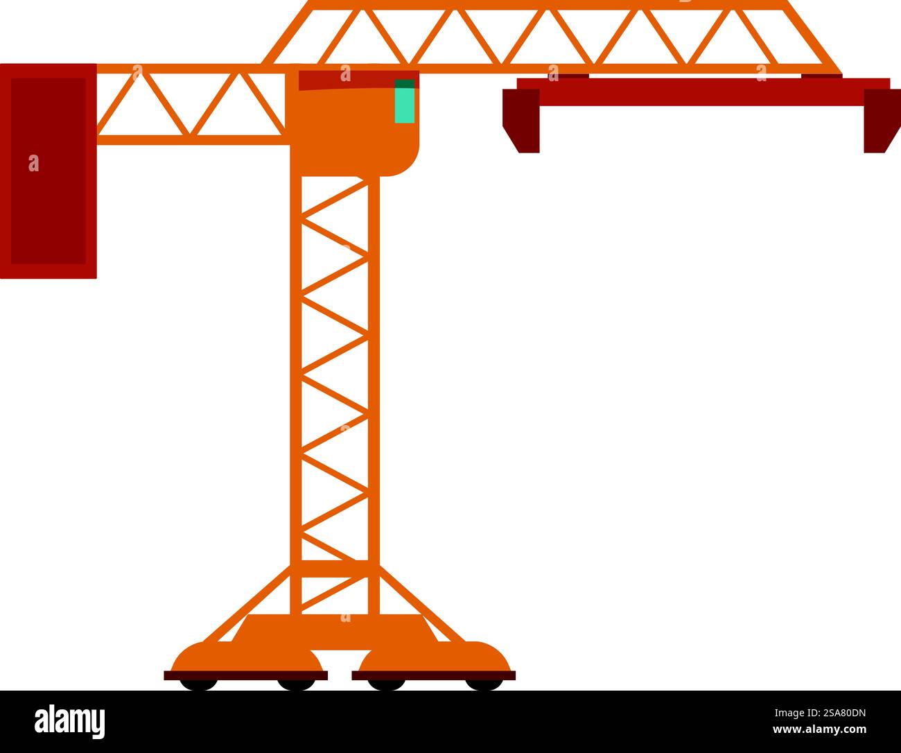 Building materials on site Stock Vector Images - Alamy