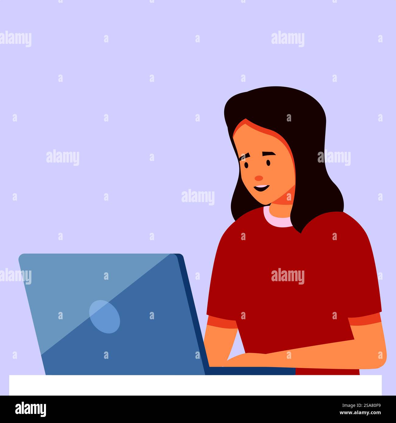 Woman working on graphic Cut Out Stock Images & Pictures - Alamy
