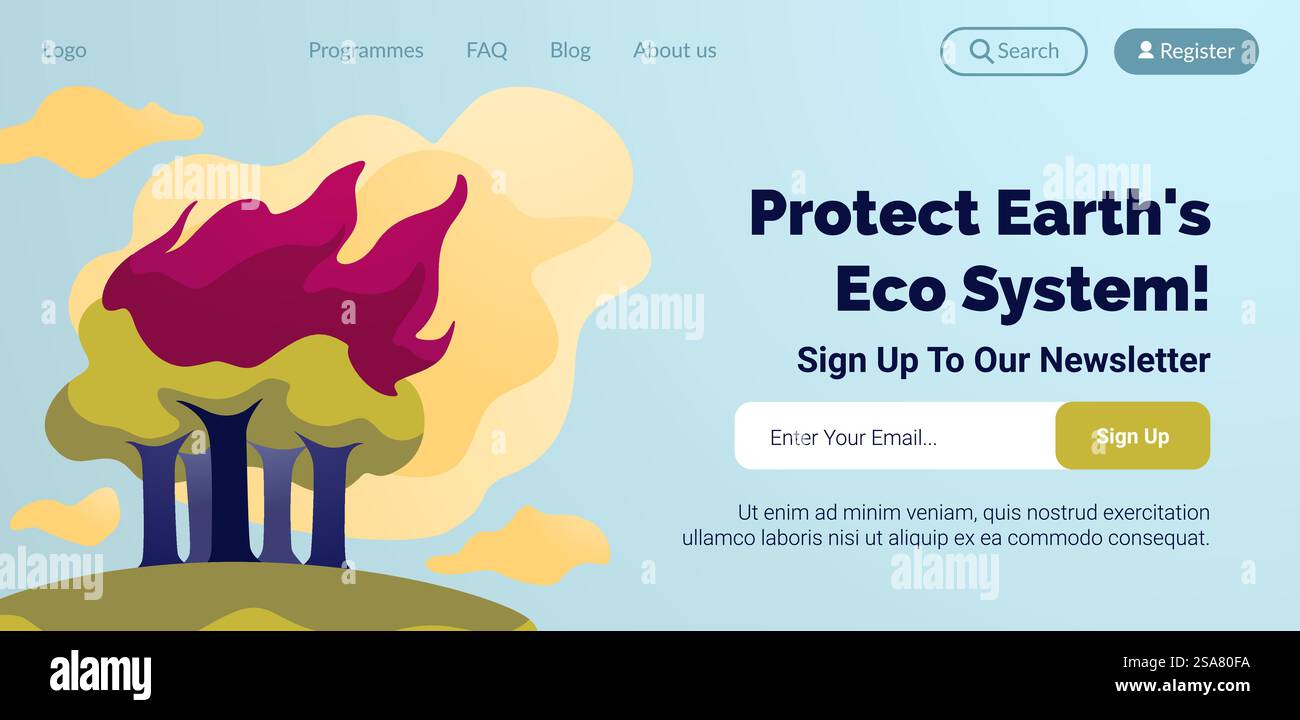 Care for nature and save earth ecosystem, preservation of biodiversity ...