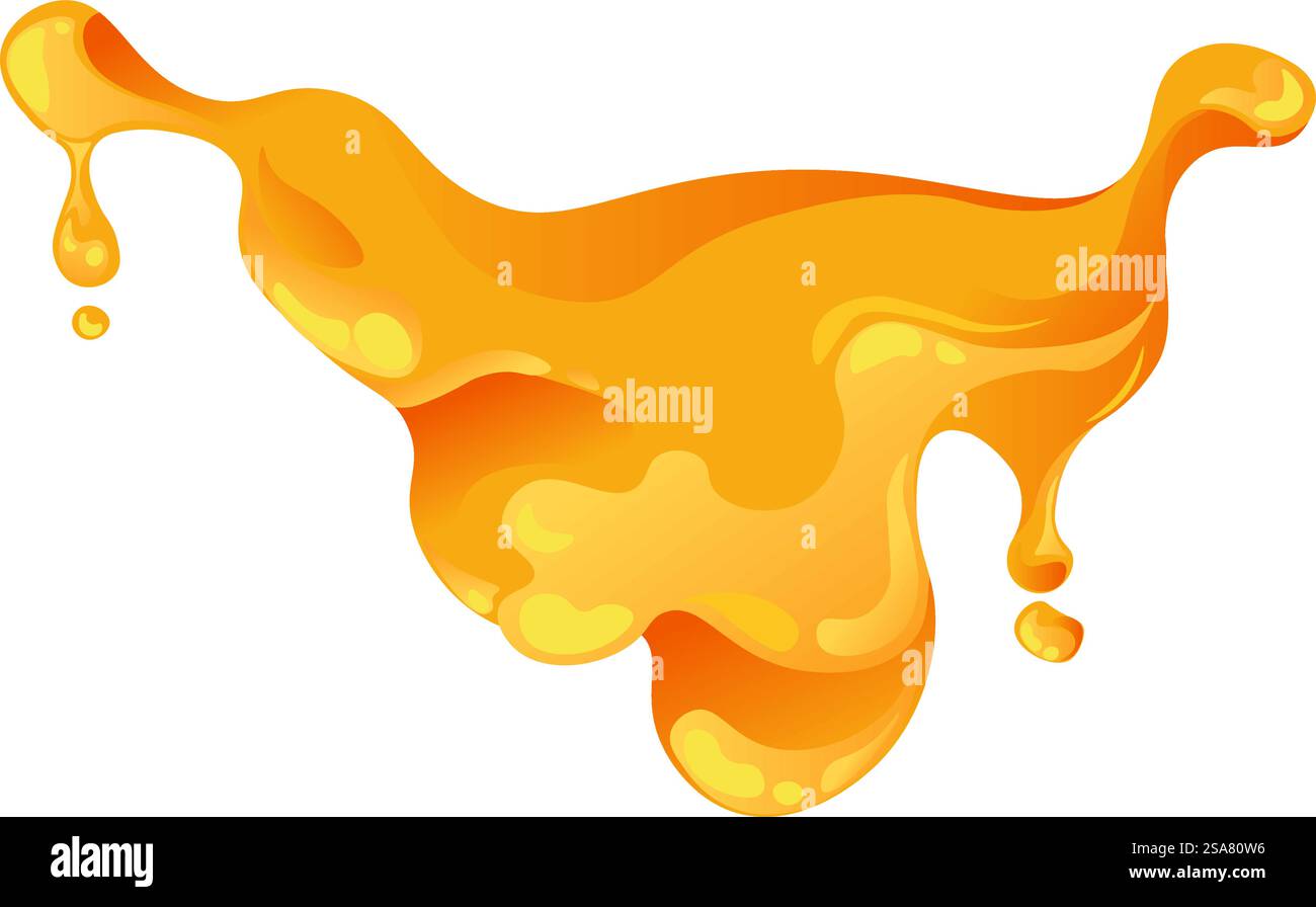 Fluid or nectar from flowers, isolated sweet honey liquid. Sticky ...