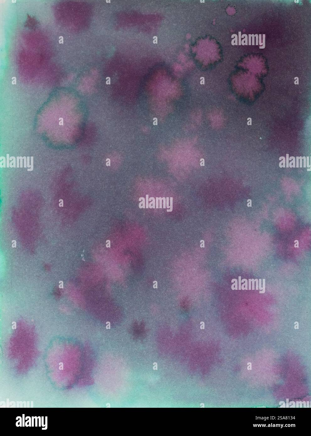 Ink droplets blurring on wet paper Stock Photo - Alamy