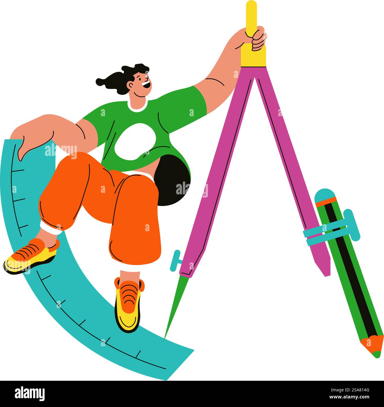 Hands high school student solve hi-res stock photography and images - Alamy