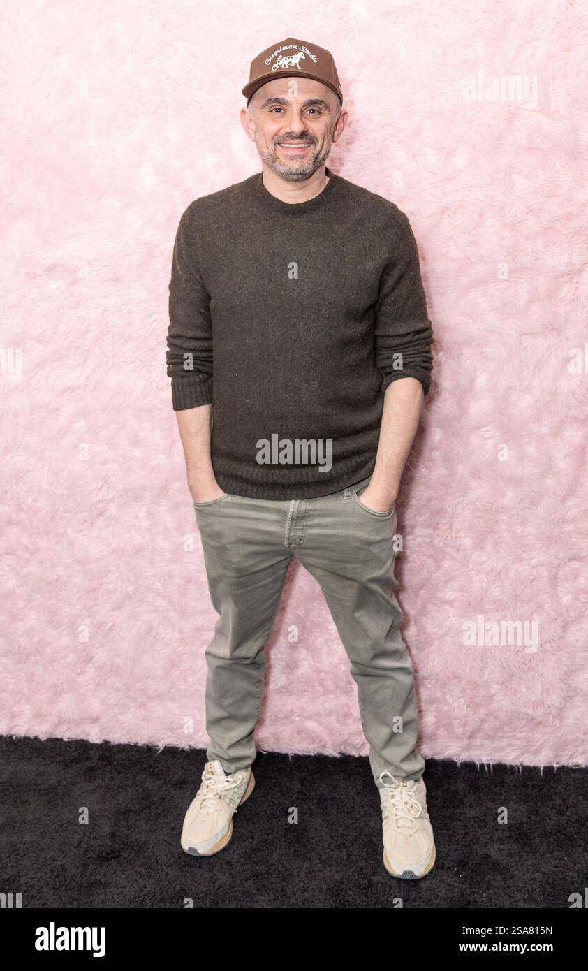 New York, USA. 28th Jan, 2025. Gary Vaynerchuk attends premiere of ...