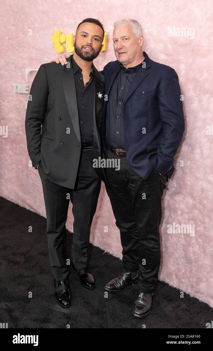 New York, USA. 28th Jan, 2025. Spencer Stevenson and Tristram Shpeero ...