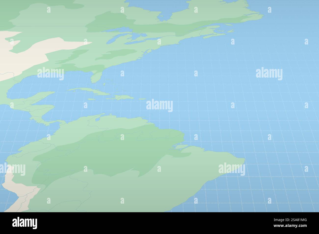 Dominica highlighted on a detailed map, geographic location of Dominica ...
