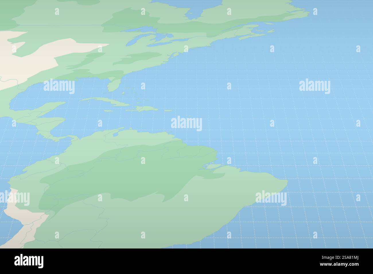 Barbados highlighted on a detailed map, geographic location of Barbados ...