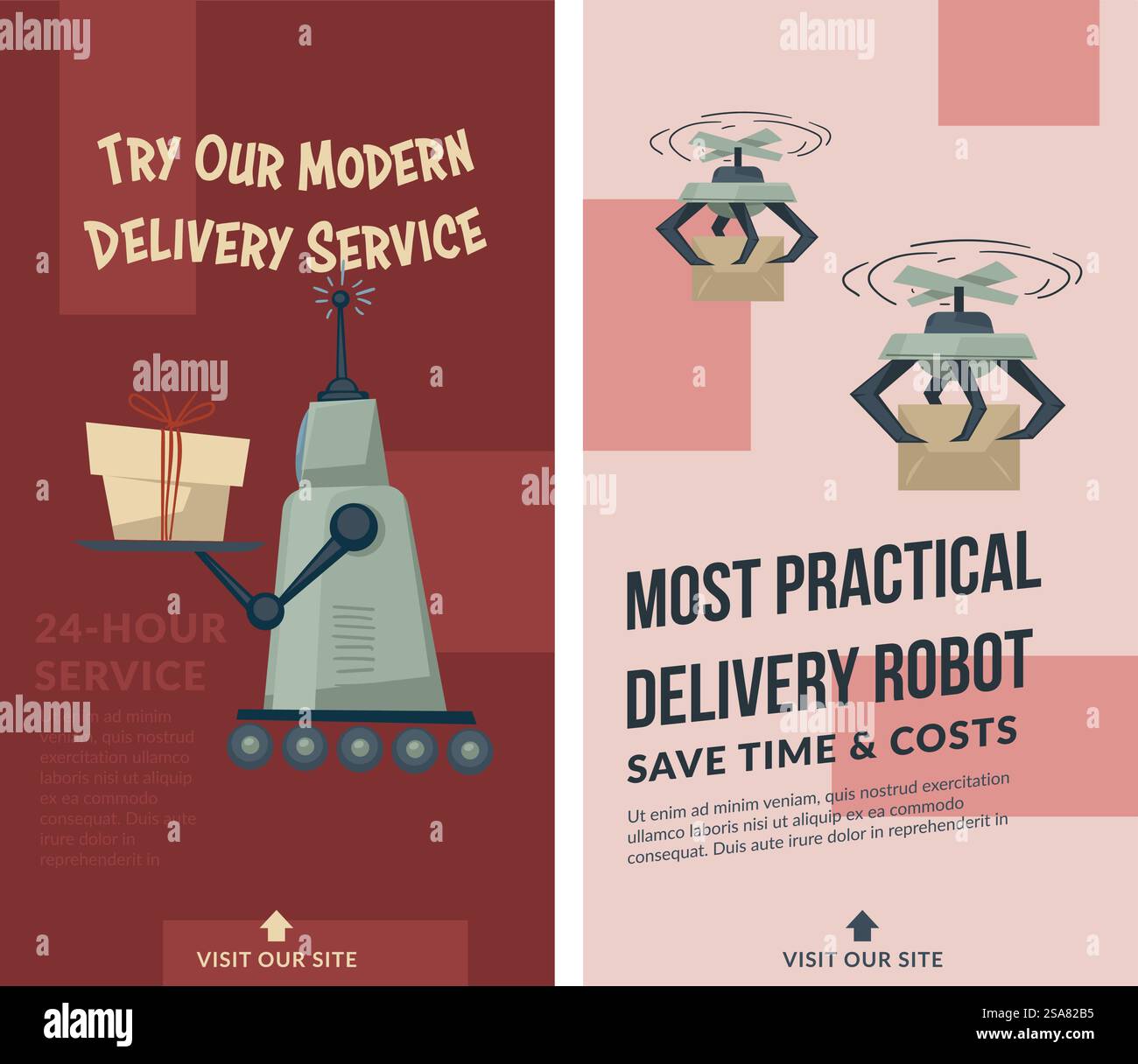 Most practical delivery robots, save time and costs on couriers. Shops ...