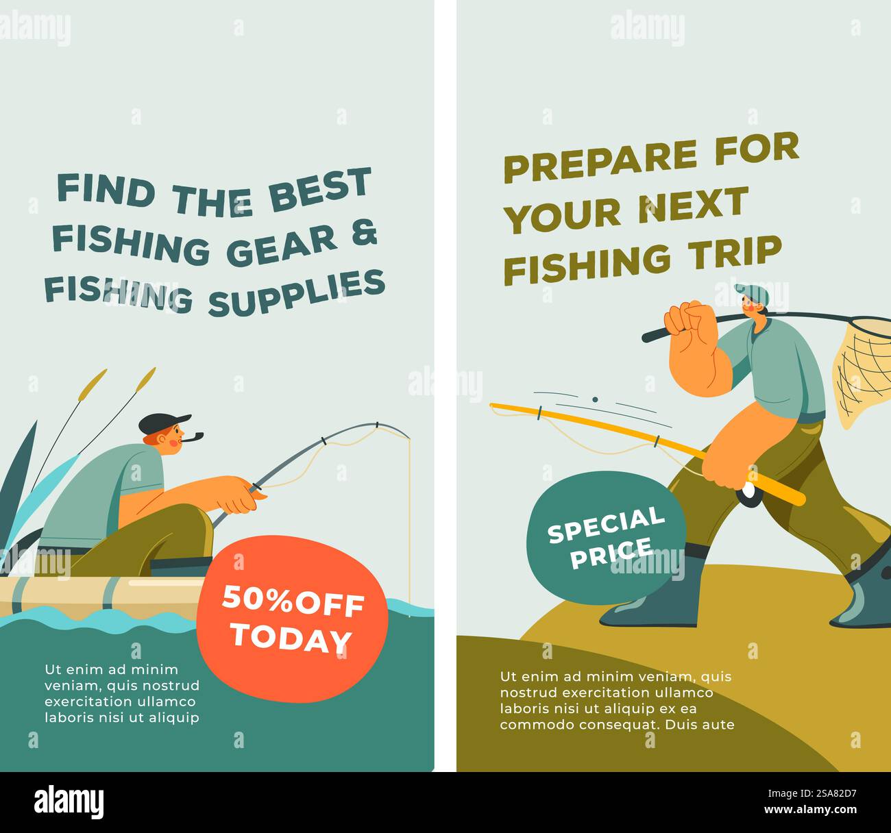 Fishing clients Stock Vector Images - Alamy